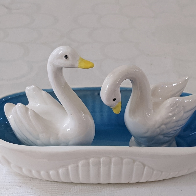 Ceramic Swan - Etsy