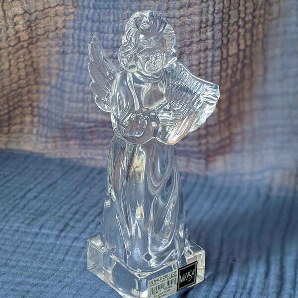 Lead Crystal Angel Figurines - Etsy