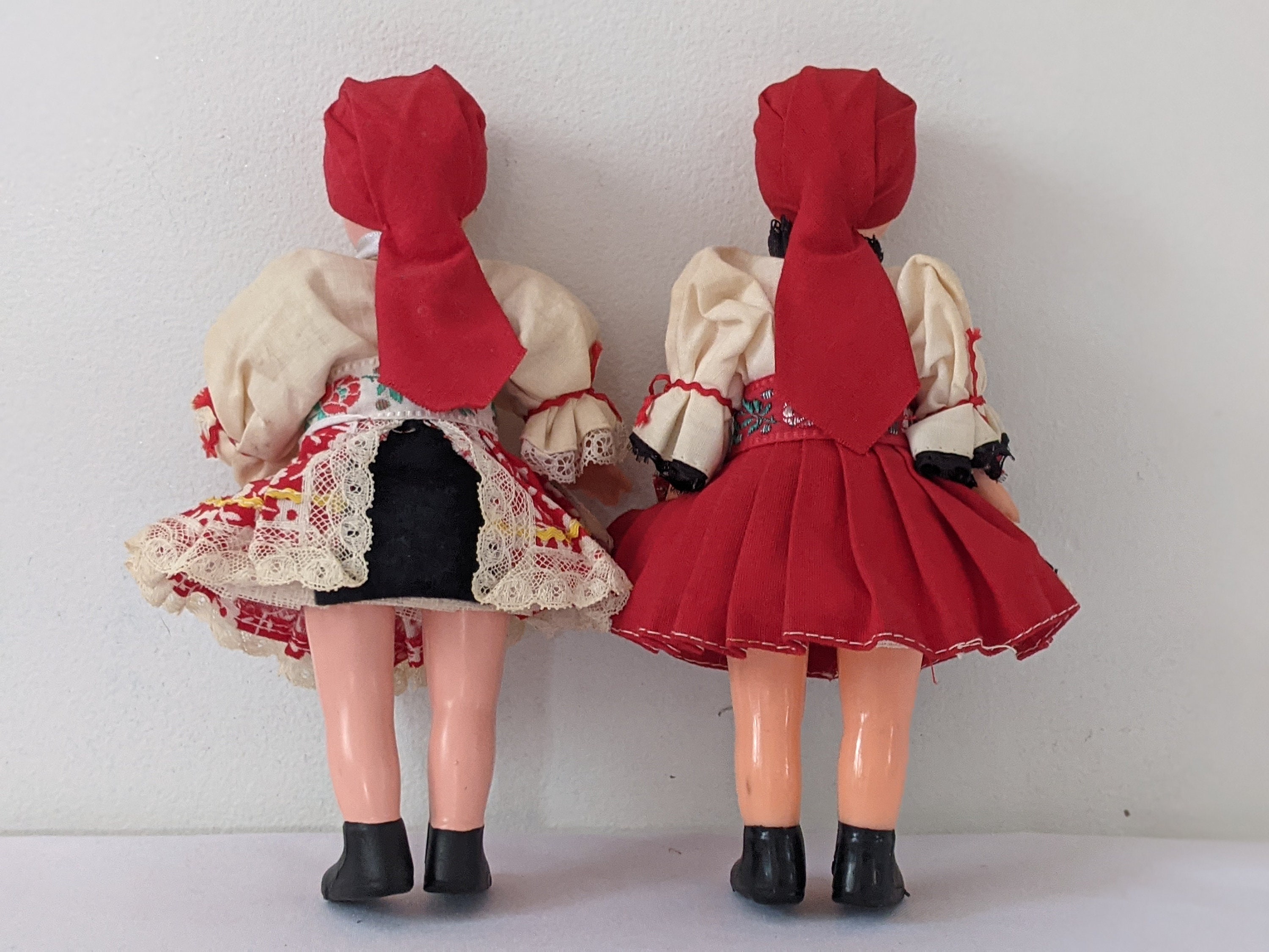 Vintage Czechoslovakian Folk Art Dolls. Czech Lidova Tvorba. - Etsy