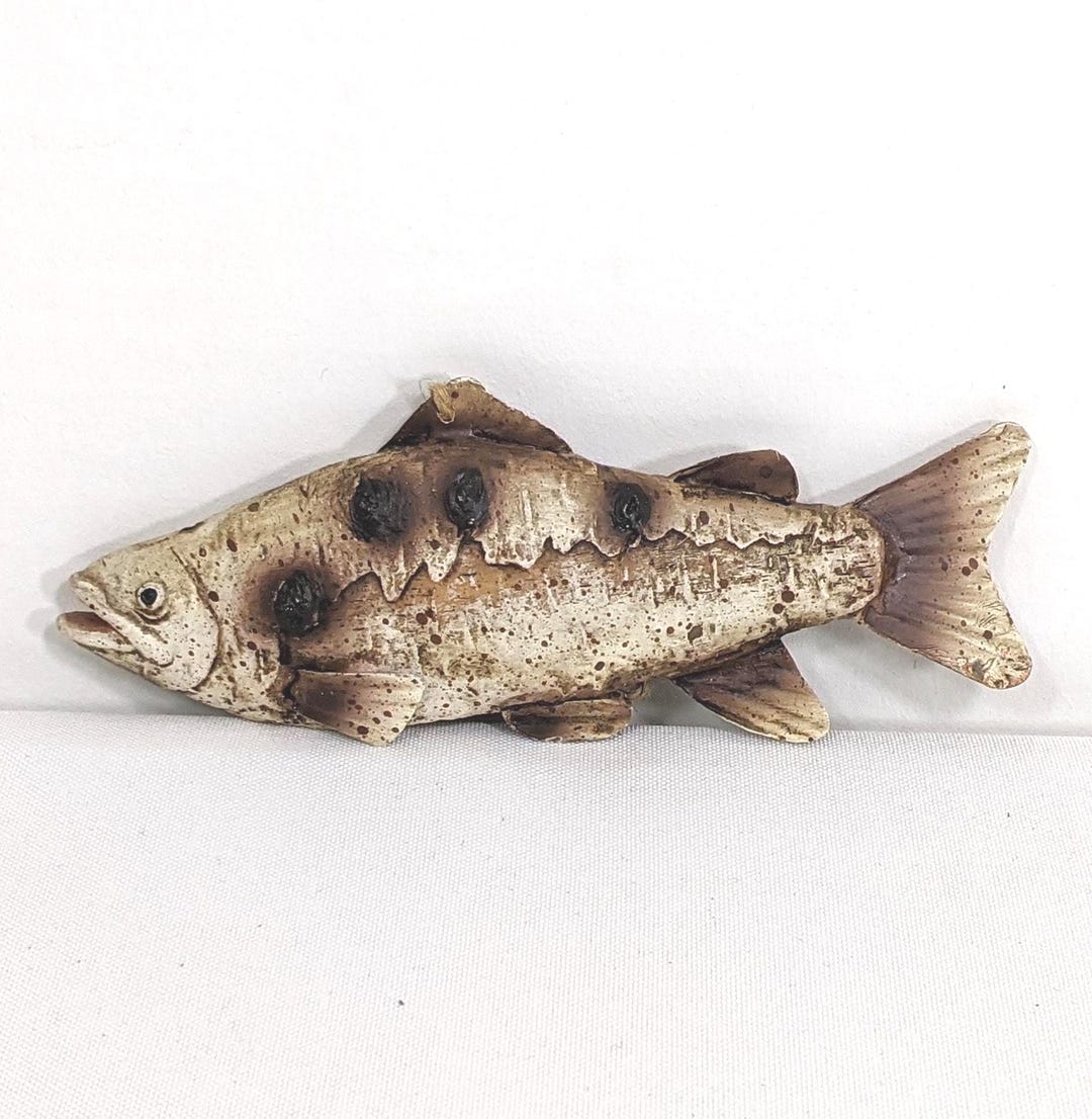 Vintage Prince Rupert BC Fish Ornament | Canadian Souvenir Resin Art ...