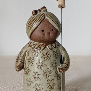 Stoneware Boy & Girl Figurines Holding Balloons/vintage Pair OCI ...