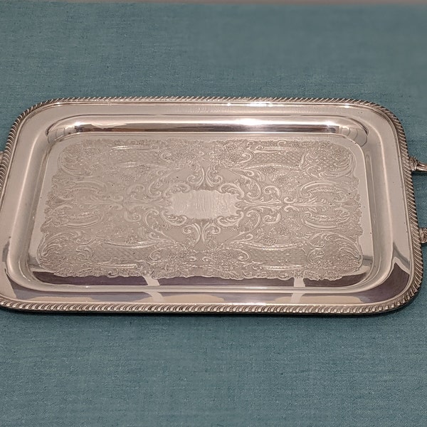 Silver Butler Tray - Etsy