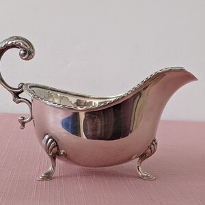 Birks Regency Plate Gadroon Edge and Footed Gravy Boat/sauce Boat ...