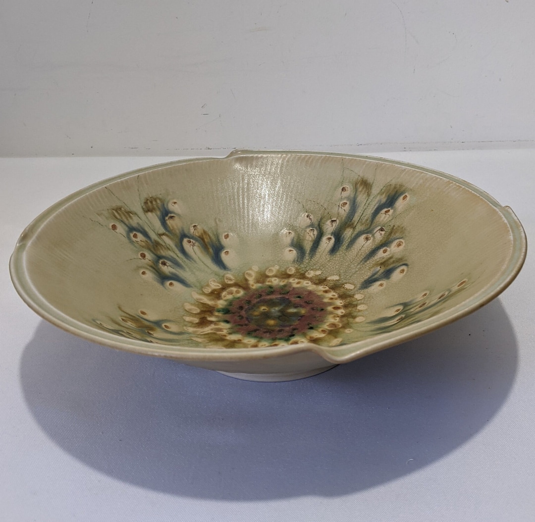 Vintage Joseph Panacci Studio Pottery Decorative Ceramic Bowl 20th ...