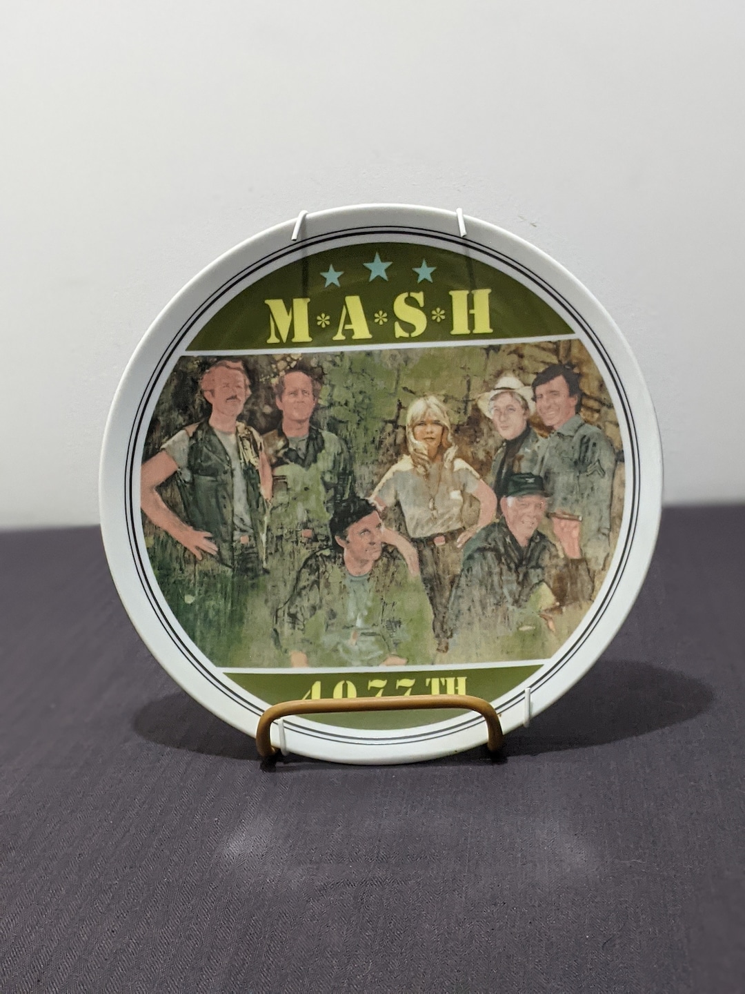 M*A*S*H 4077th Limited Edition Commemorative Plate W/coa & Original Box ...
