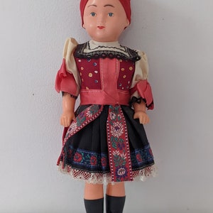 Vintage Czechoslovakian Folk Art Dolls. Czech Lidova Tvorba. Celluloid ...