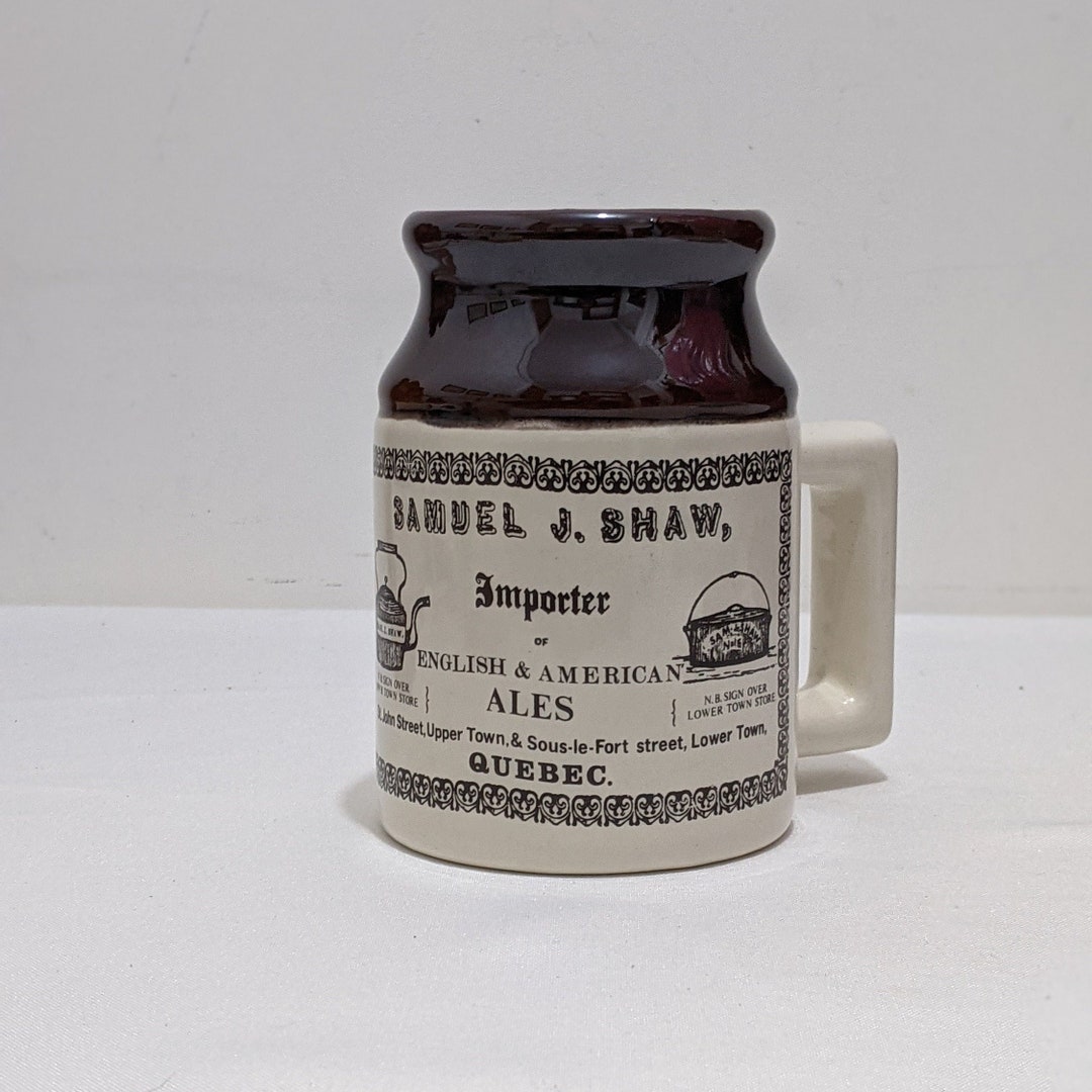 Vintage Samuel J. Shaw Importer English & American Ales Mug Stein 19th ...
