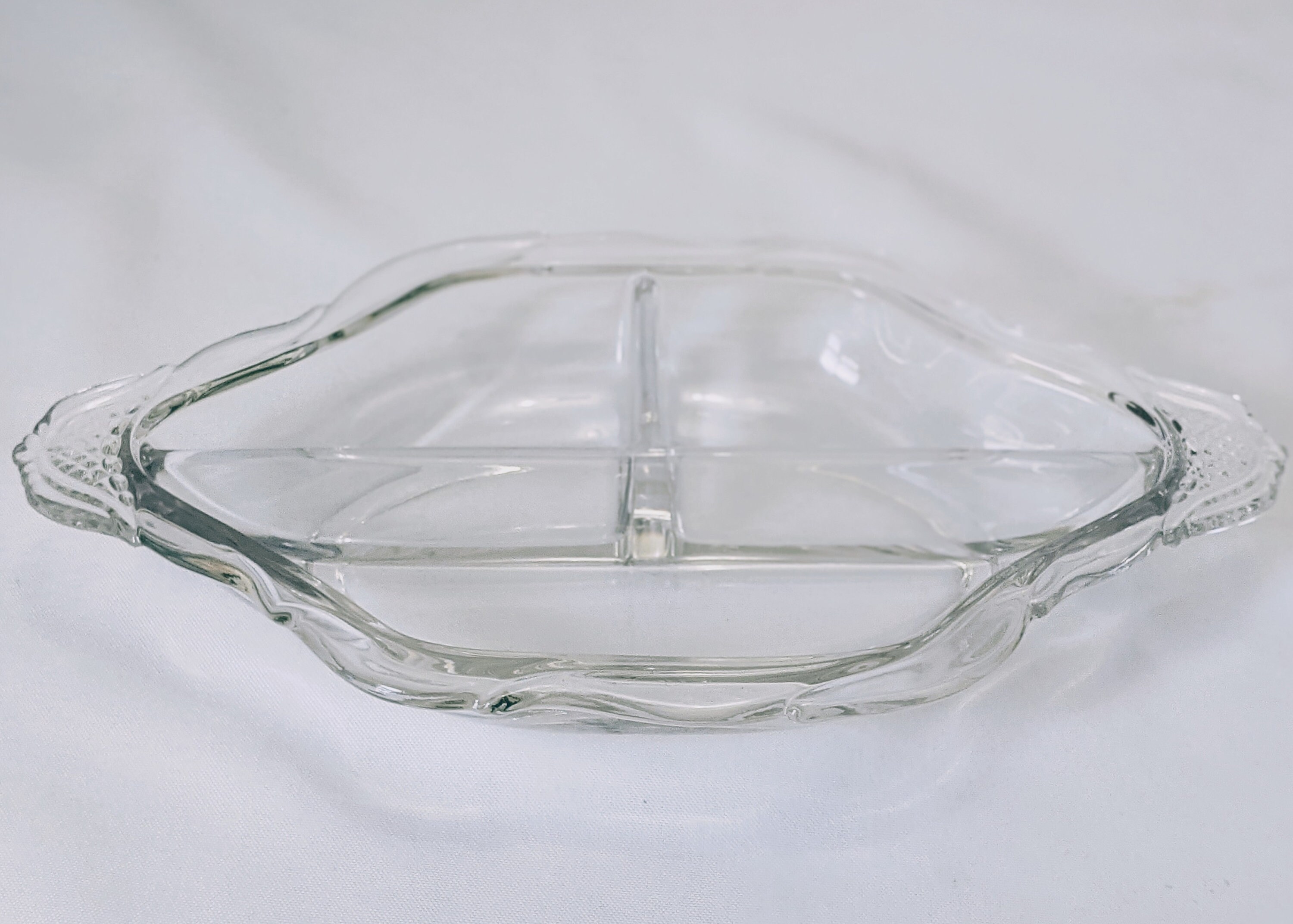Vintage Heisey Glass PLANTATION Pattern 3-section Relish Dish - Etsy