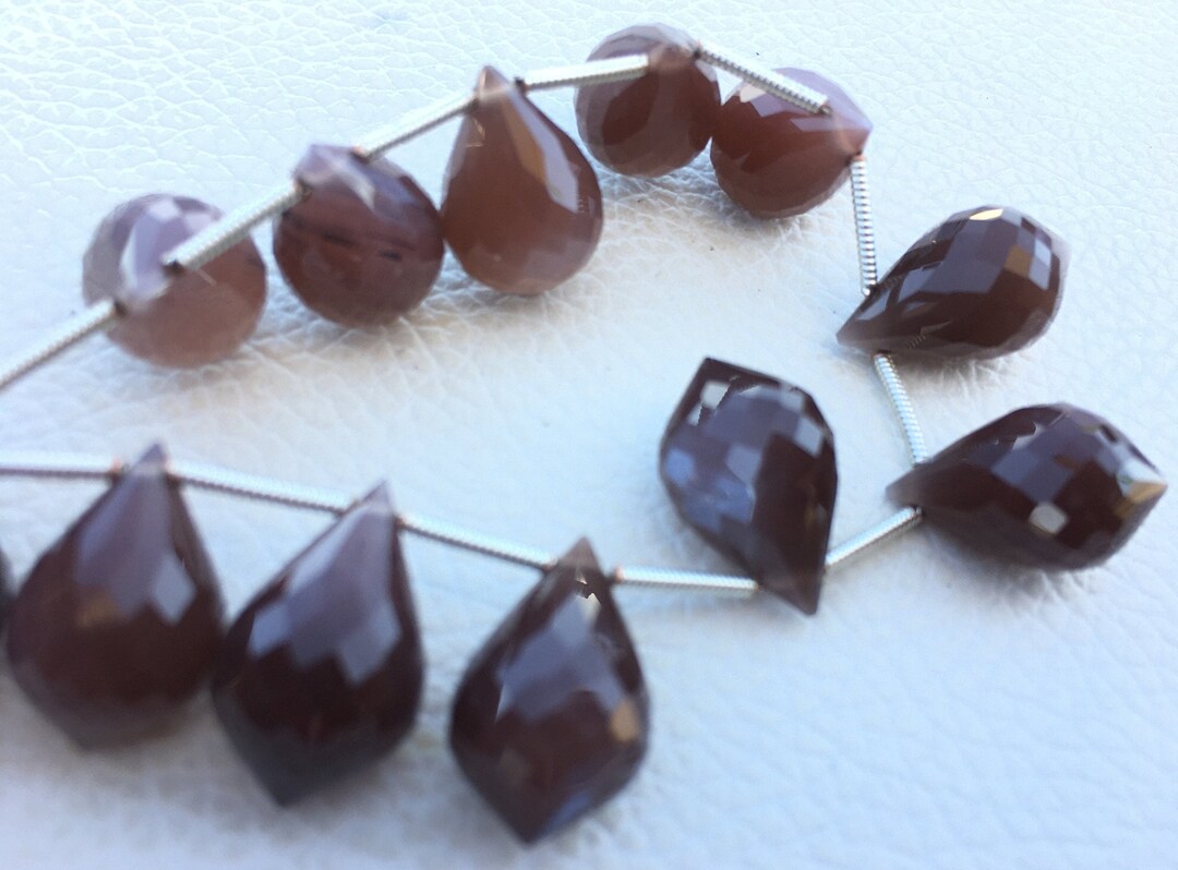 AAA Quality CHOCOLATE MOONSTONE Five Perfectly Matched Pairs Fancy ...