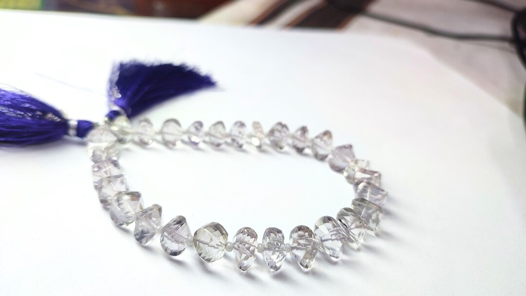 Twisted Crystal Beads / Fancy Shape / Beads Size 8-9MM / Strand Length ...