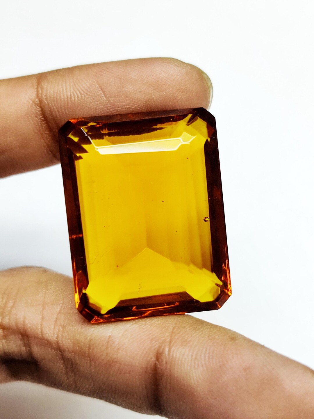 Golden Hydro Cutstone Gemstone : Rectangle Cutstone for Jewelry Making ...