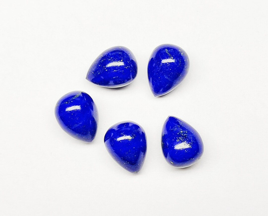 AAA Grade 10 Piece Lapis Lazuli Smooth Inverted Teardrop Briolettes ...