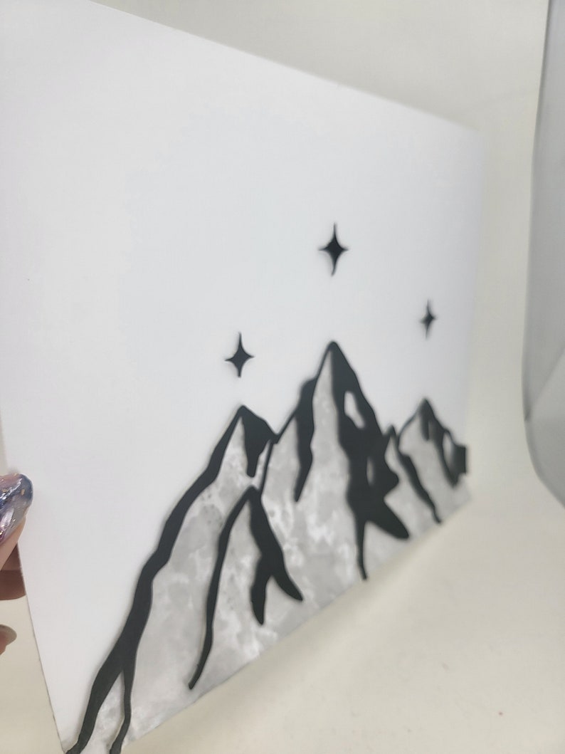 ACOTAR Inspired Night Court Insignia, 8x10, Fantasy Art, Velaris ...