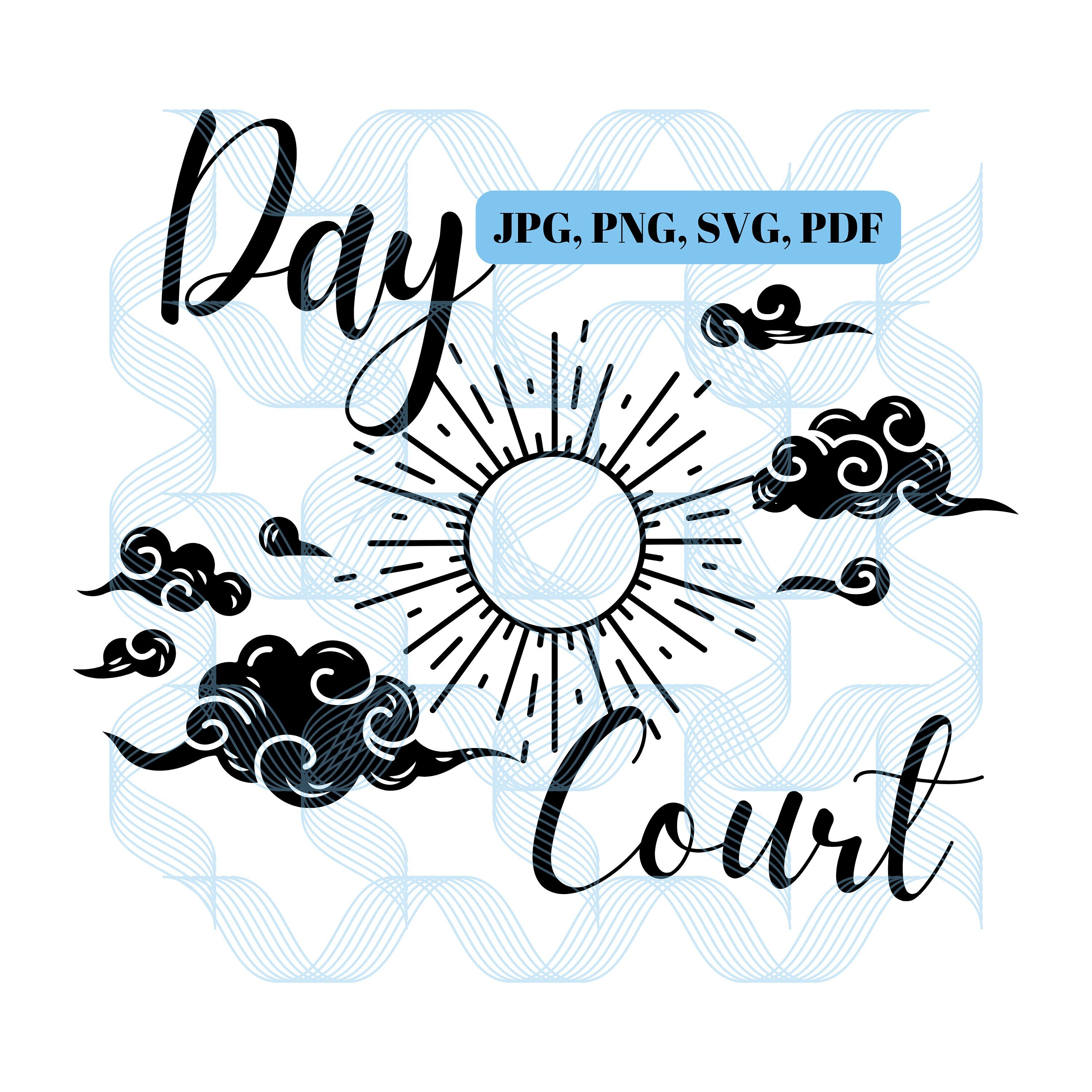 Day Court 2, Svg, Png, Jpeg, Pdf, Instant Download, Digital Print ...