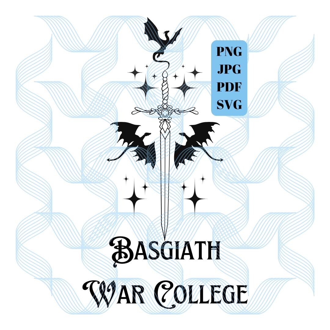 Basgiath War College, PNG, JPEG, PDF, Svg, Instant Download, Fourth ...