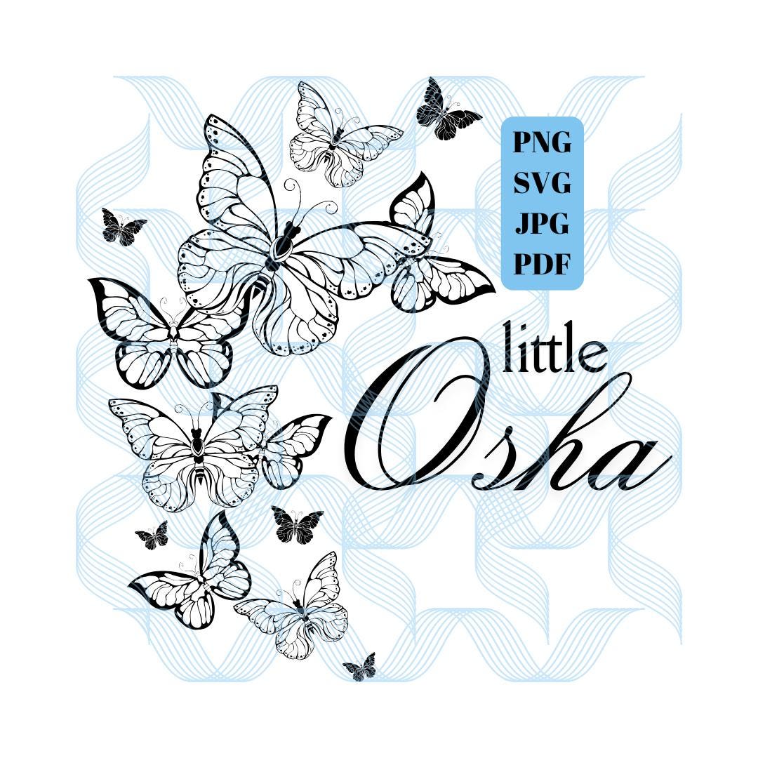 Little Osha, Quicksilver Inspired Butterflies, Svg, Png, Jpeg, Pdf ...