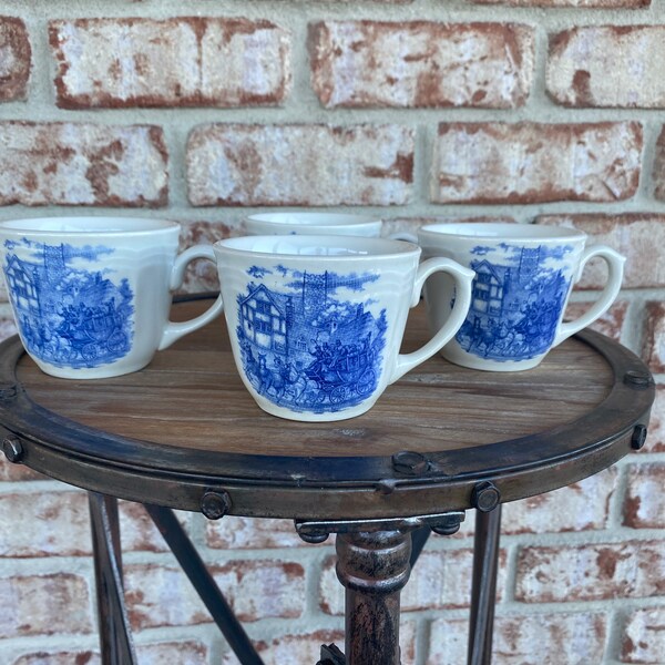 Blue Tea Cups - Etsy