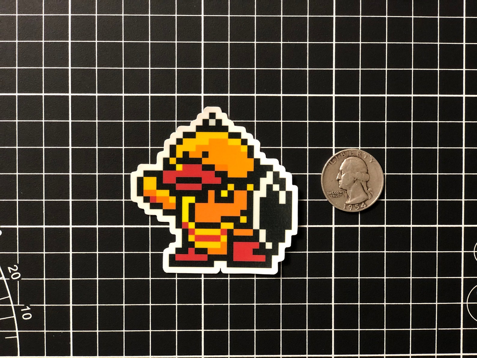 Sumo Bro Super Mario Bros. Enemy Sprite Sticker Land World 1 2 | Etsy