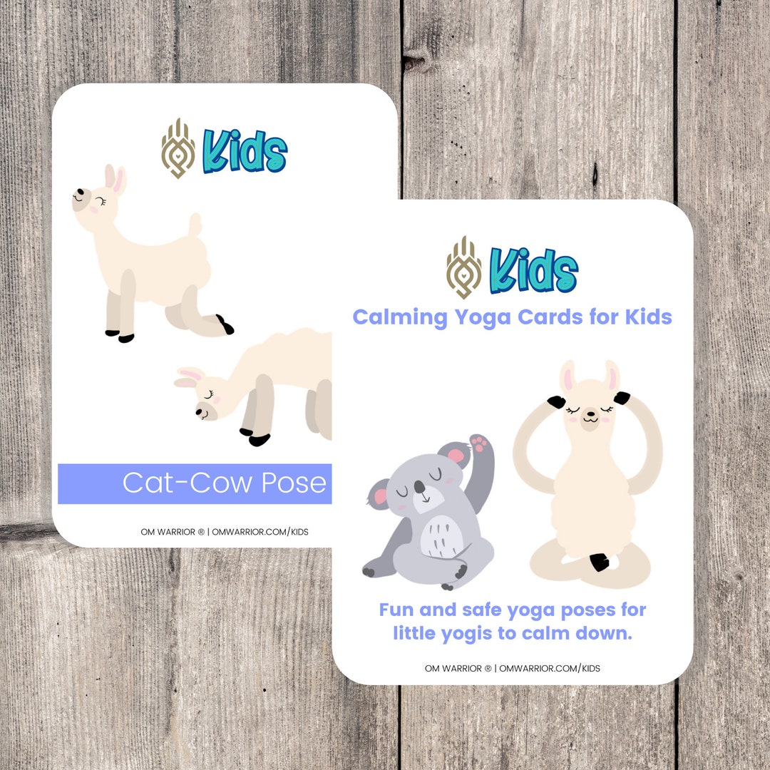 Calming Yoga Cards for Kids | Fun and Safe Yoga Poses for Young Yogi's ...