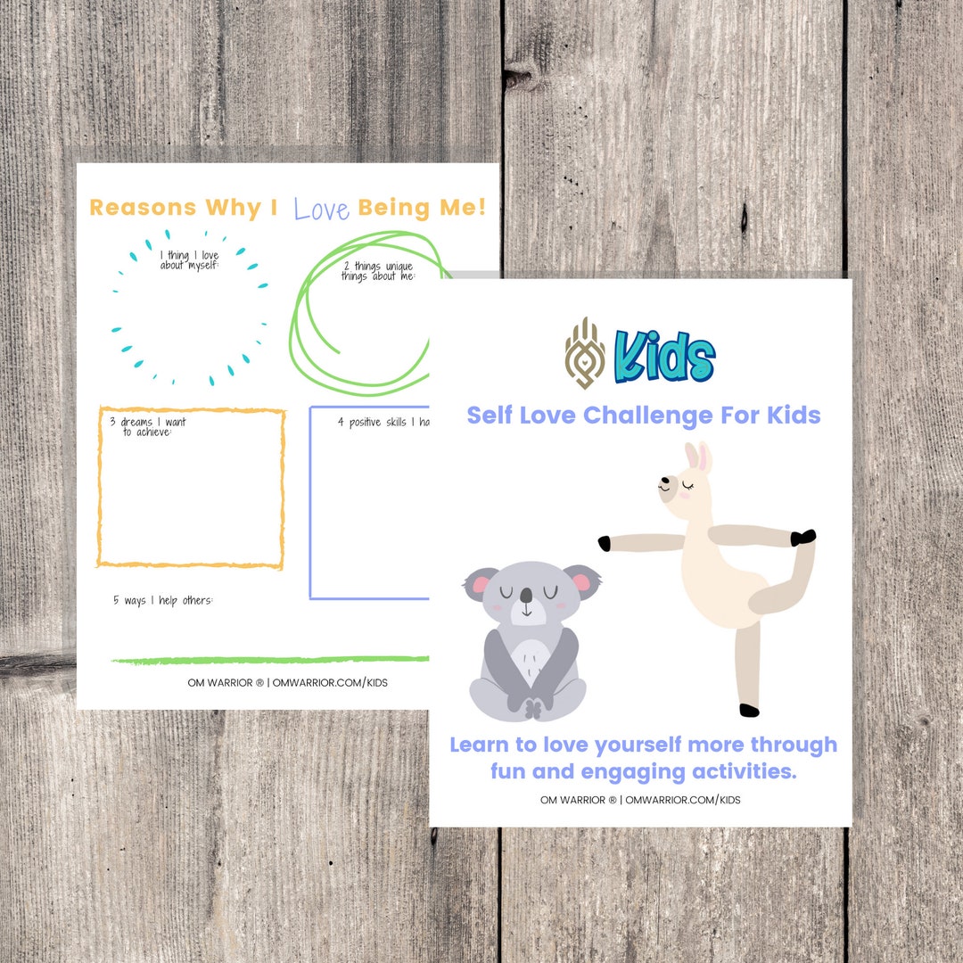 Self Love Challenge for Kids | Learn to Love Yourself More Through Fun ...