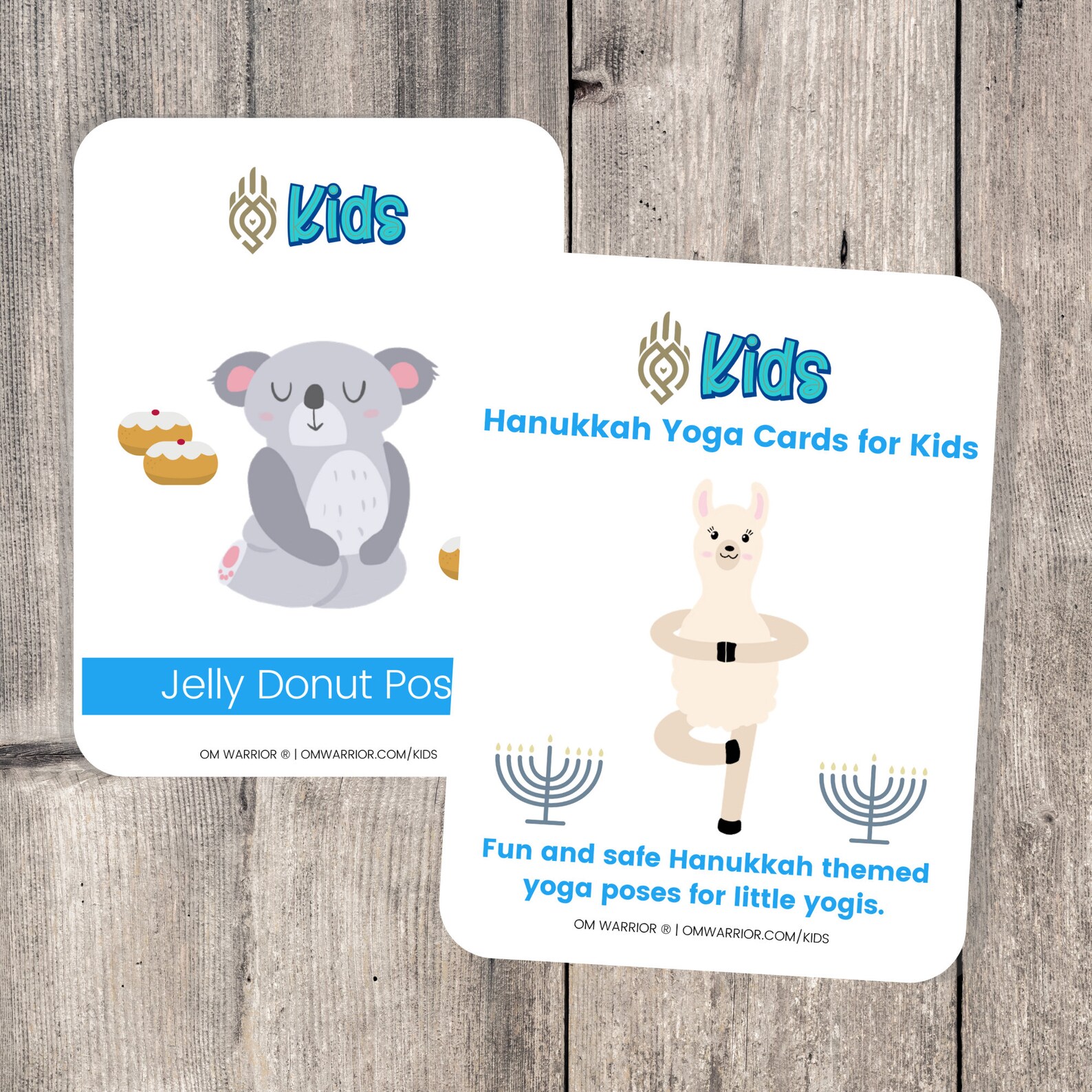 Hanukkah Yoga Cards for Kids: Fun Poses (PDF Download) - Etsy