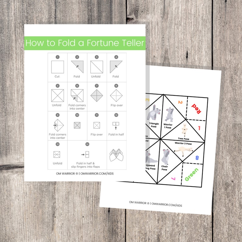 Kids Yoga Games: Mindful Activities & Poses (PDF Download) - Etsy