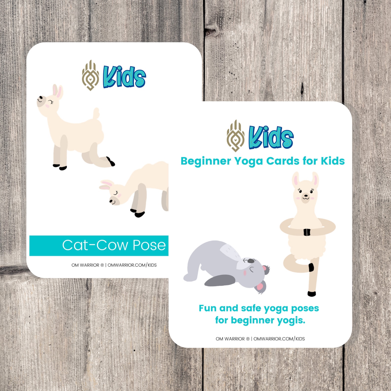 Beginner Yoga Cards for Kids Fun and Safe Yoga Poses for - Etsy