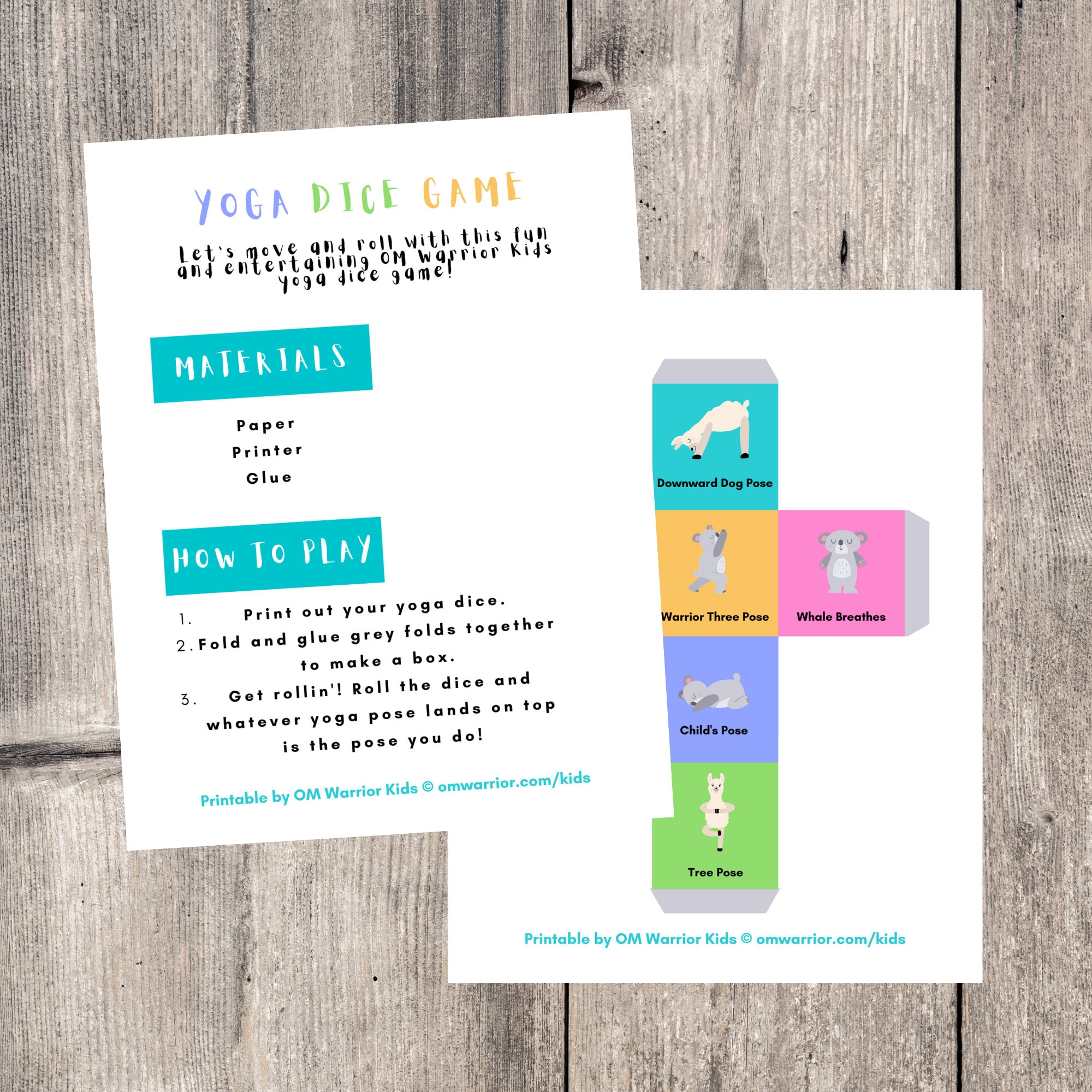 Yoga Dice Game | Kids Yoga | Let's Move and Roll With This Fun Yoga ...