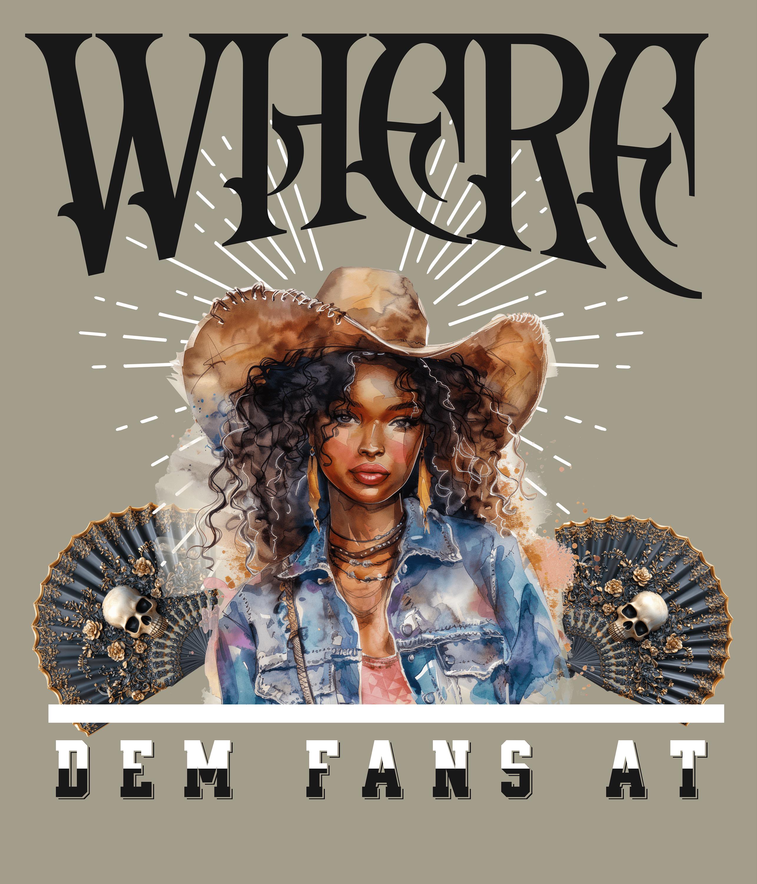 Where Dem Fans at Printable Design Boots on the Ground Digital Line ...