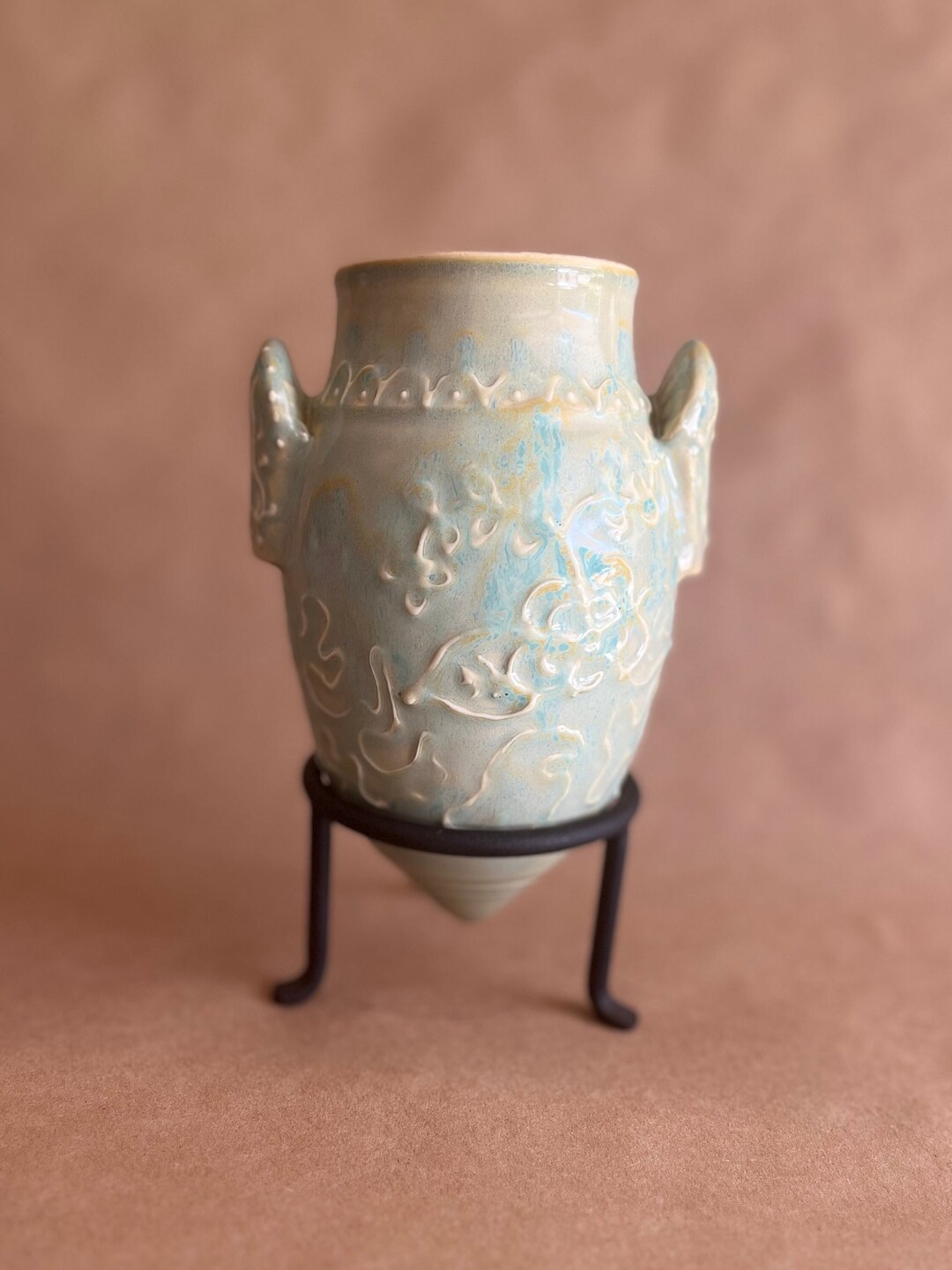 Handmade Filipiniana Vase: Floral Terno Dress Design - Etsy