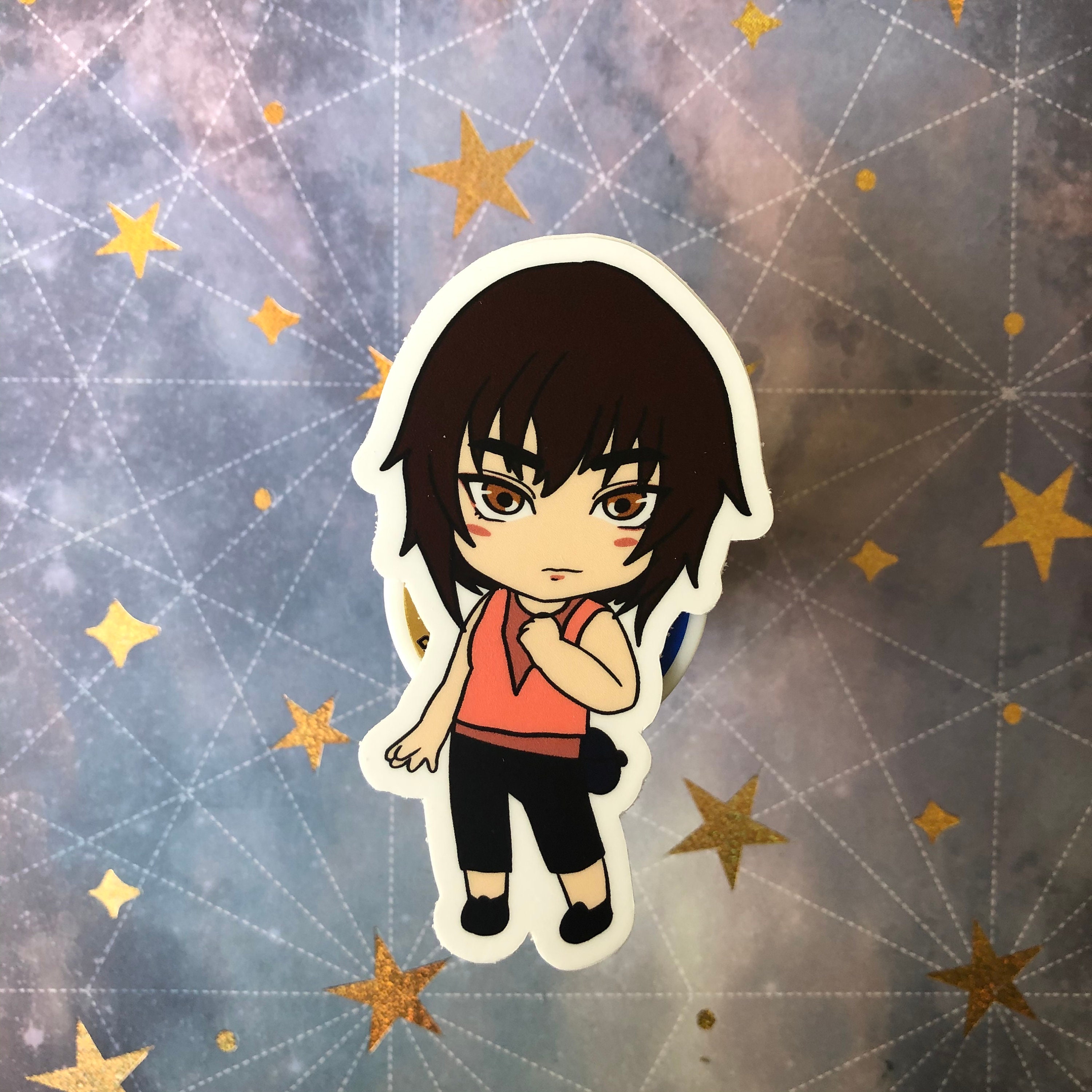 Alicia en Borderland Chibi pegatinas Arisu Chishiya Niragi | Etsy