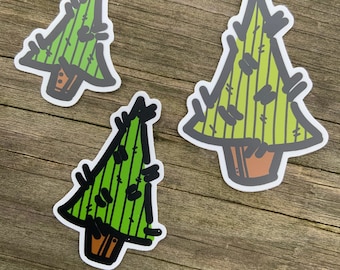 Evergreen Tree Vinyl Decal Sticker - Etsy