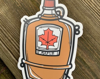 Maple Syrup Sticker Labels - Etsy