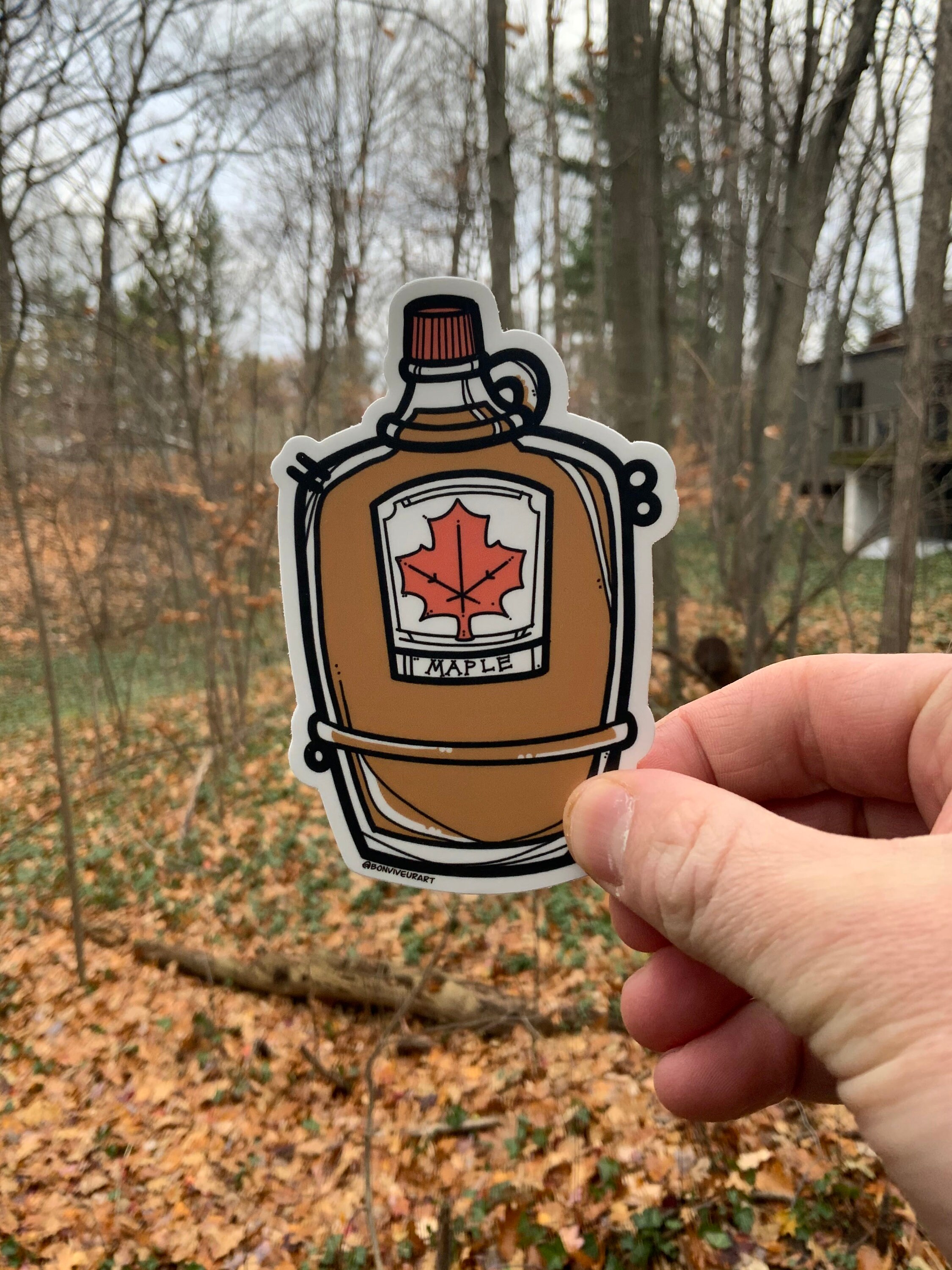 Maple Syrup Sticker - Etsy