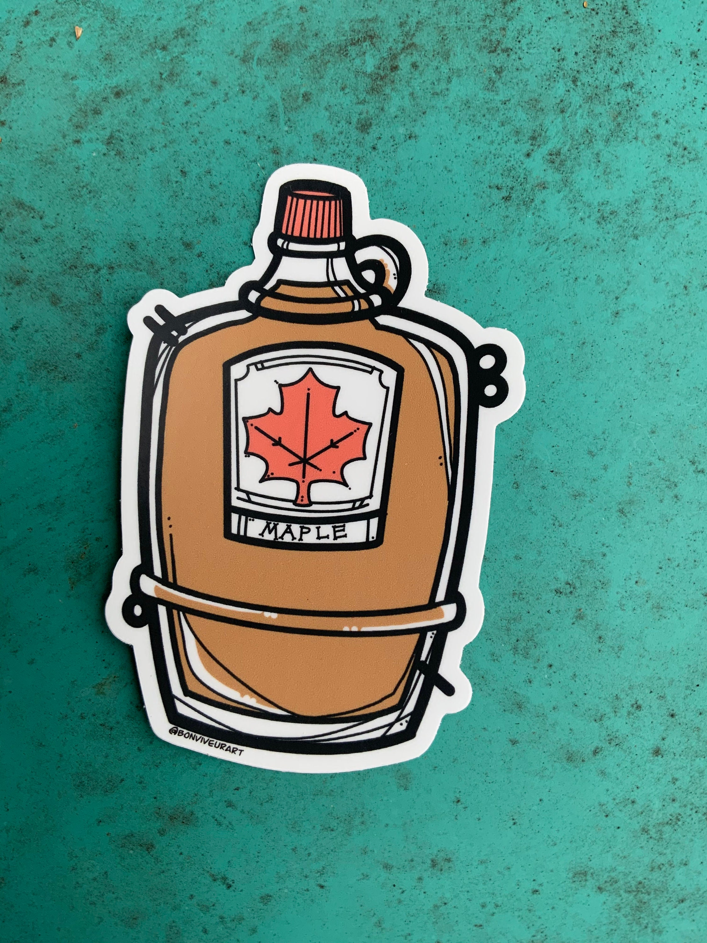 Maple Syrup Sticker - Etsy