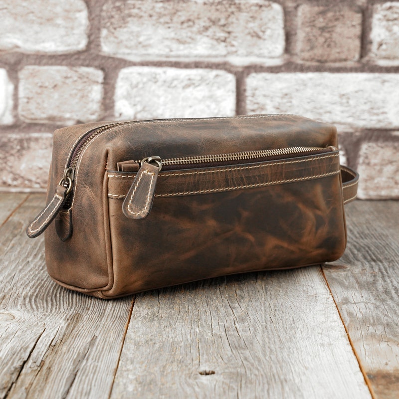 Leather Dopp Kit - Etsy