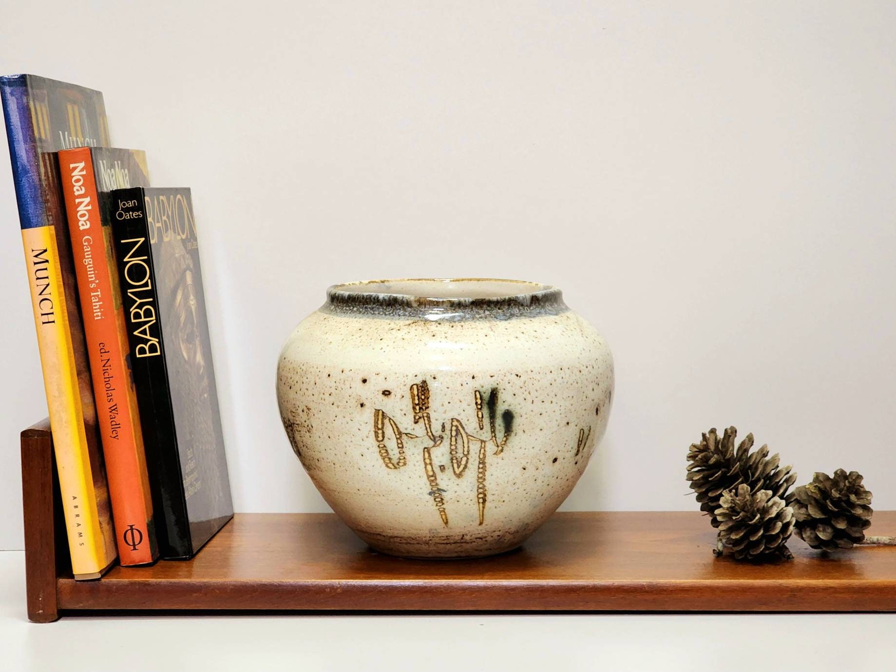 Vintage Israeli Pottery Art Harsa Beersheba Large Decorative Vase - Etsy