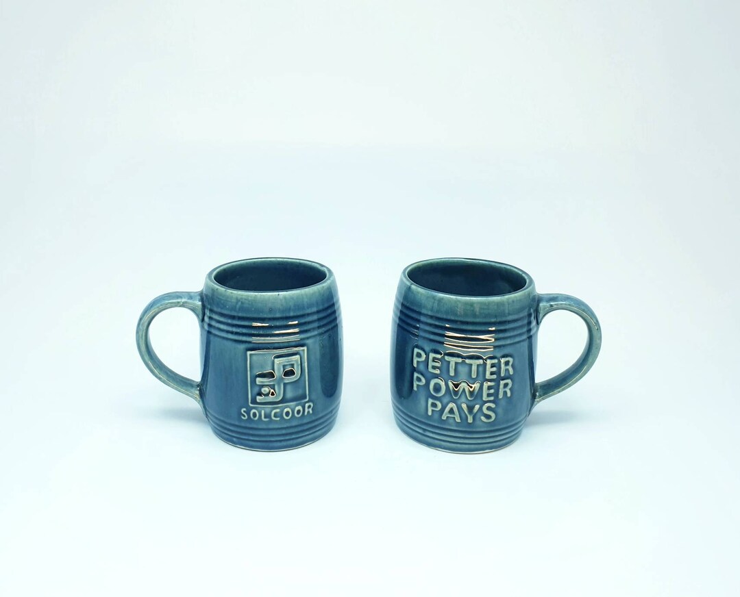 Vintage Israeli Pottery Art Lapid Pair of Beer Mugs - Etsy