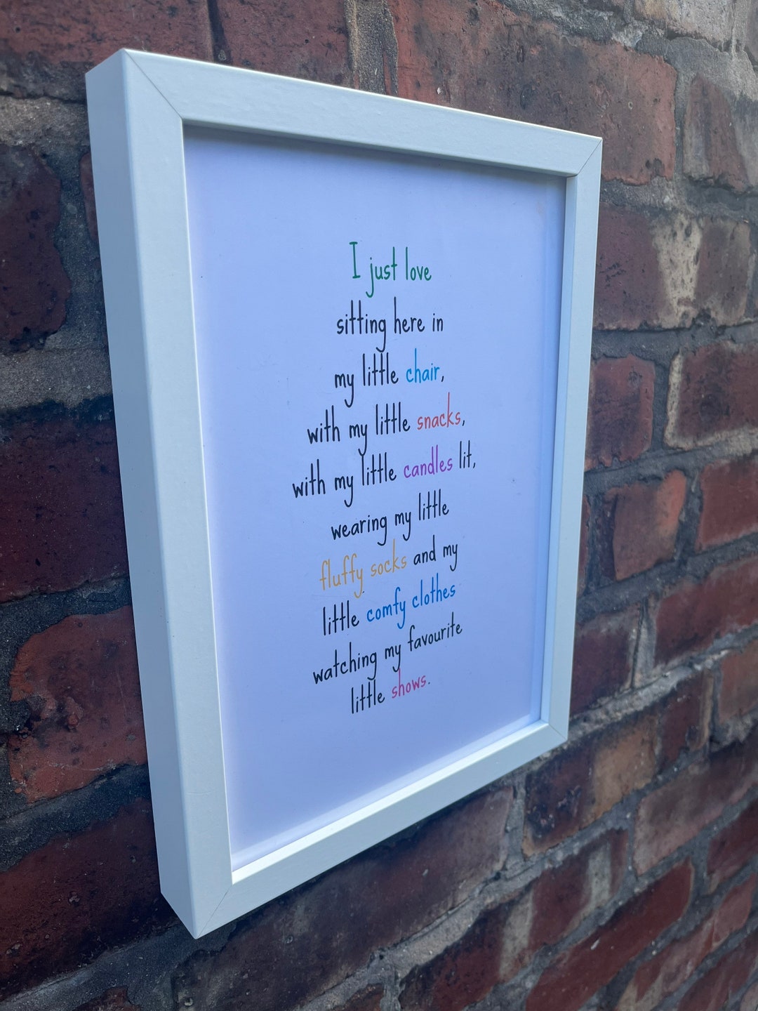 A4 Sized Unframed little Things Print - Etsy