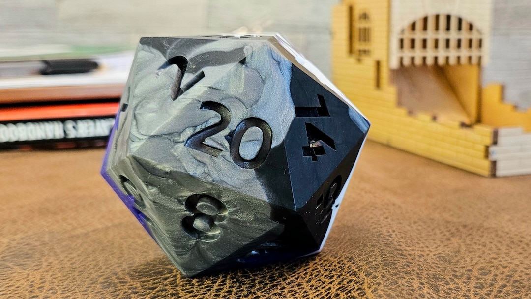 60mm Squishy Asexual D20, Ace Pride Dice - Etsy