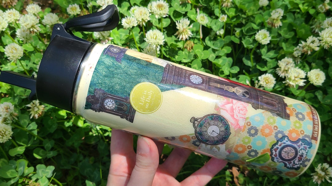 Gears of Time: Creative Journaling Inspired Water Bottle, 22oz, Double ...