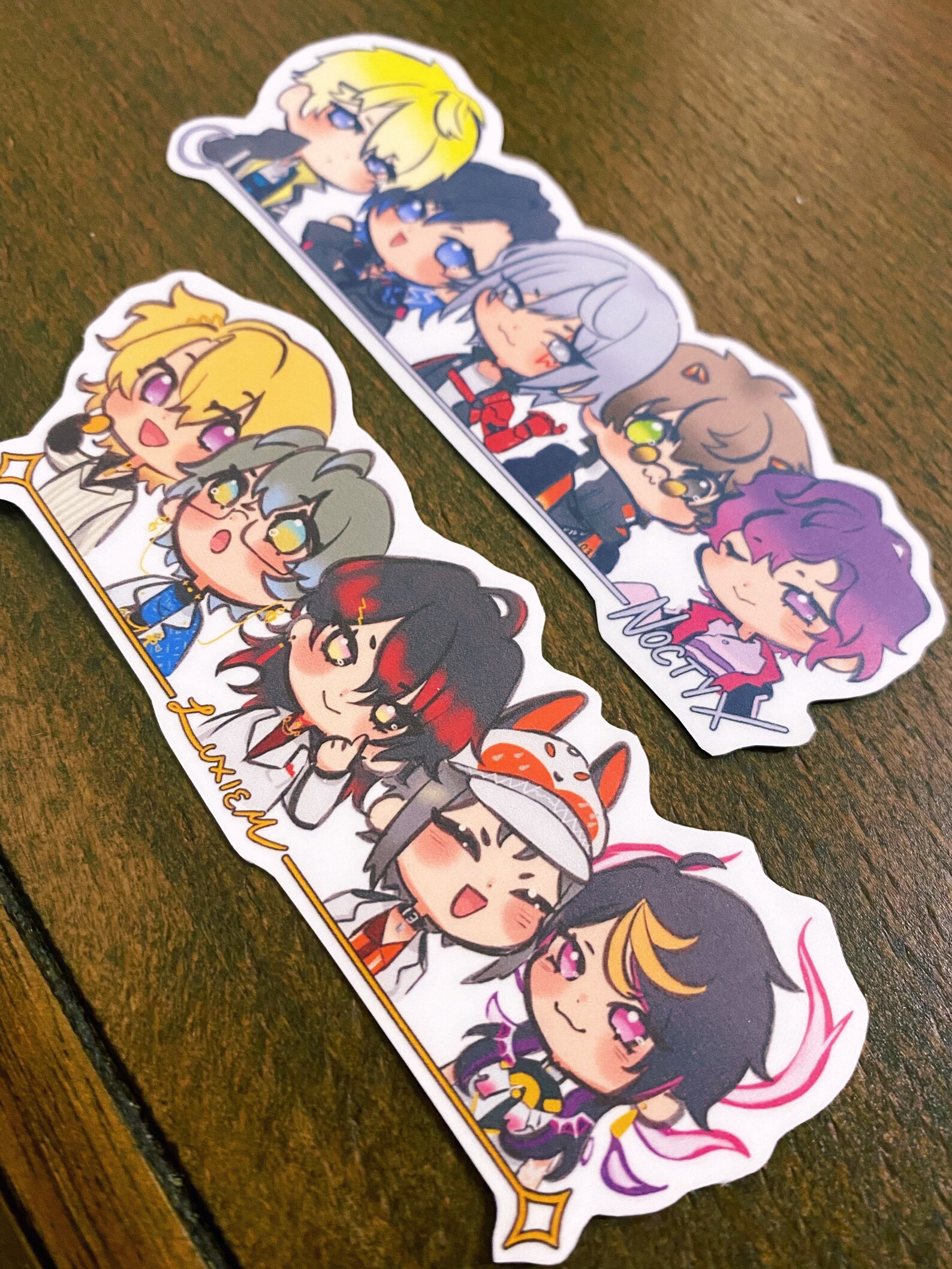 Nijisanji EN Luxiem Noctyx Matte Stickers Laminated Vinyl - Etsy