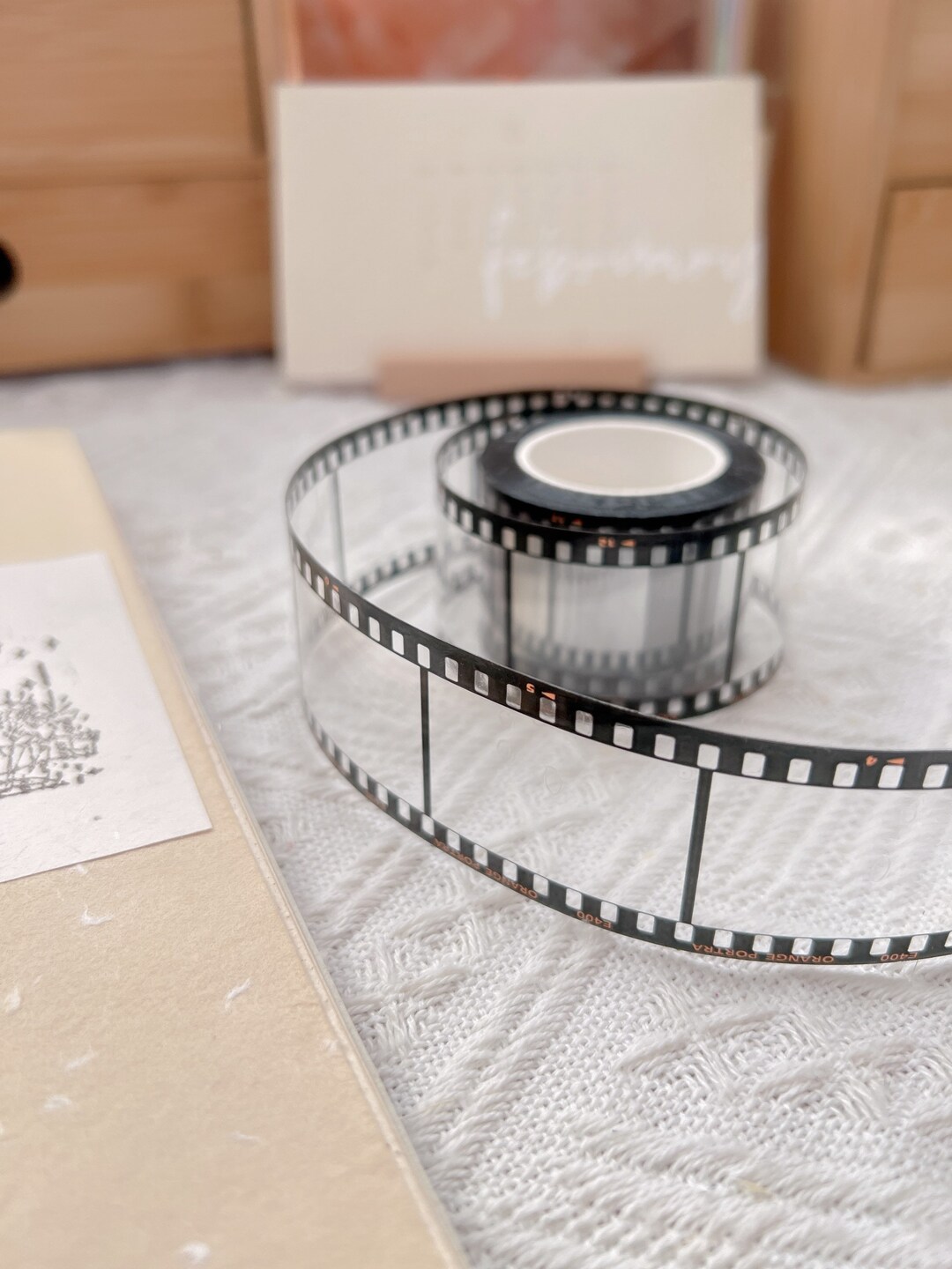 Film Reel Movie PET Tape Sticker｜1 Loop 91cm｜camera Roll｜planner ...