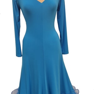 DR187FM Perfecto Ballroom Dress With Flesh Mesh - Etsy