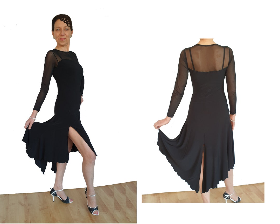 DR247M Argentine Tango Sweetheart Dress With Mesh and Two Slits - Etsy