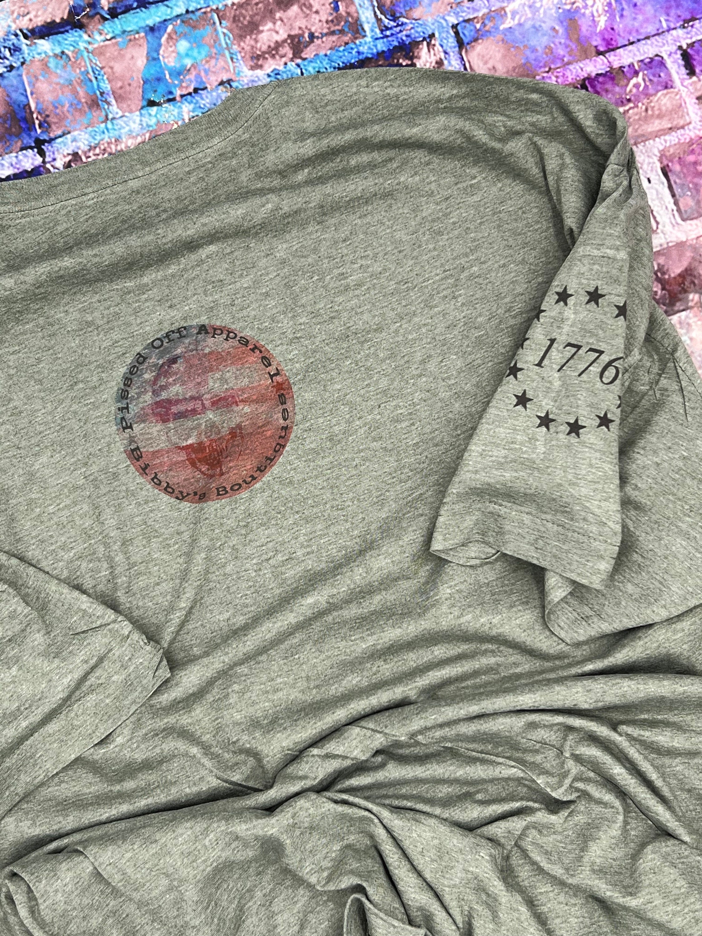 Punisher Skull Shirt US Flag Colors, Pissed off Apparel, 2A, Second ...