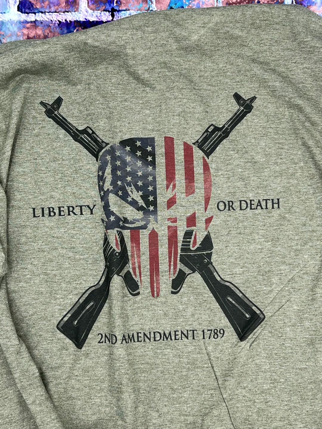 Liberty or Death Shirt, Crossed Guns, Pissed off Apparel, 2A, Second ...