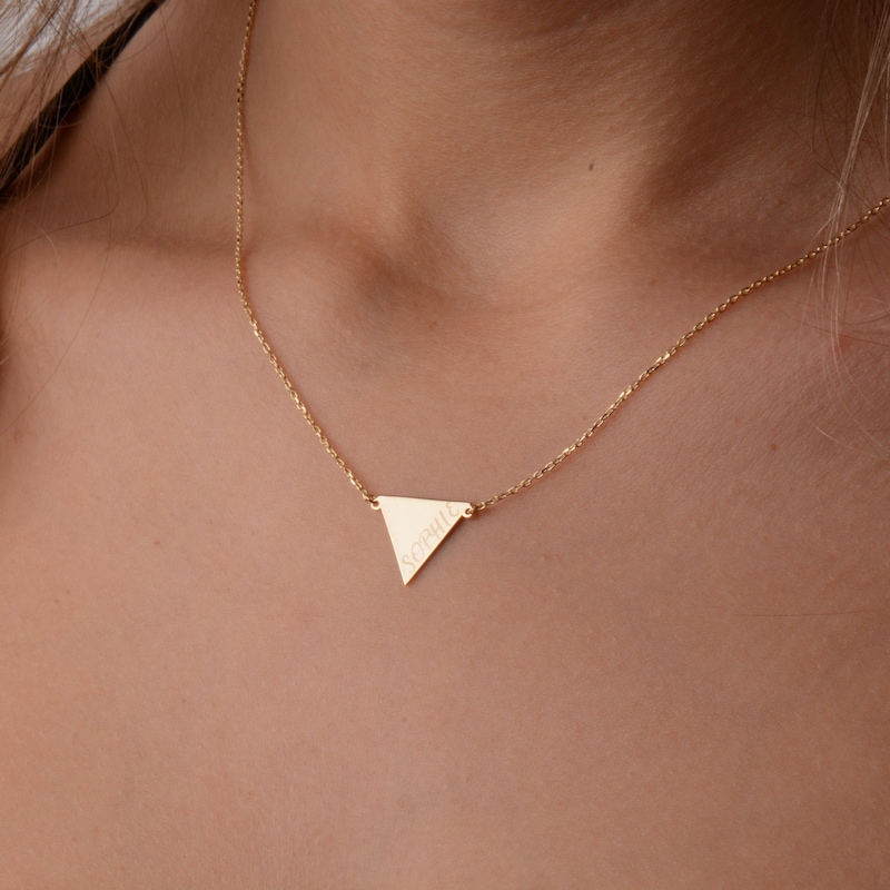 Triangles Necklace - Etsy