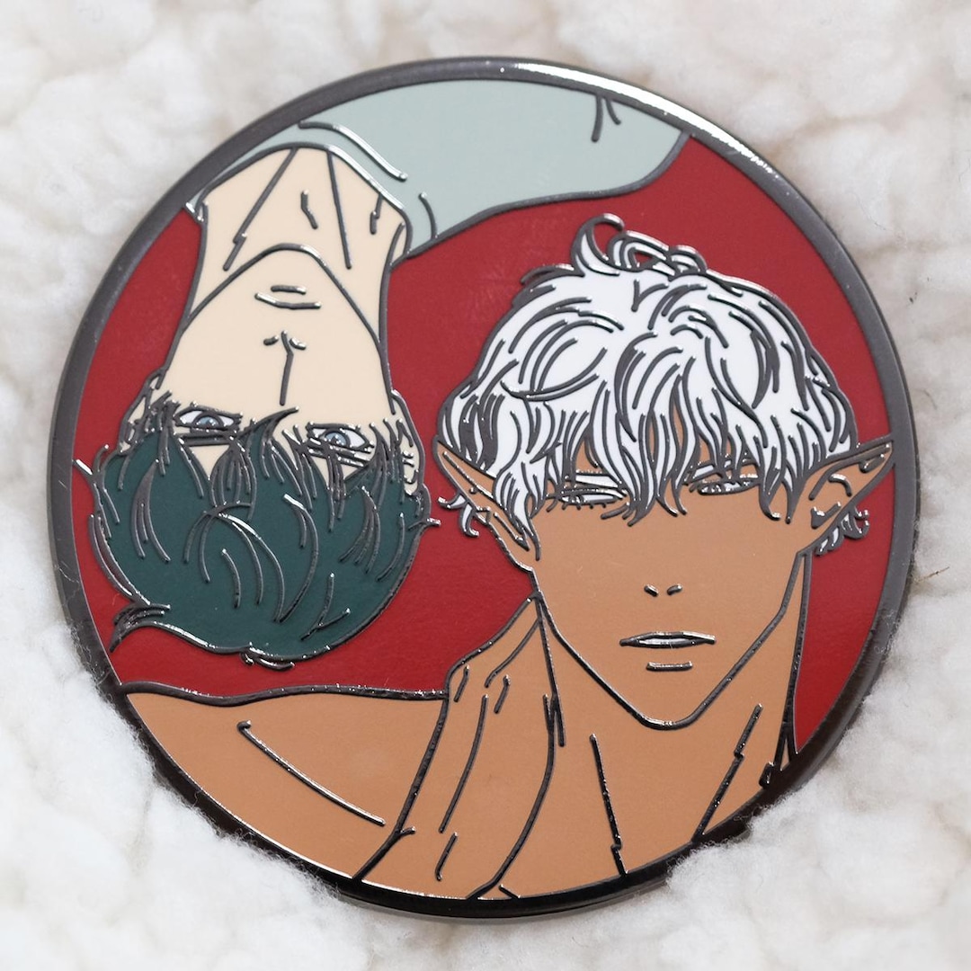 BL Yaoi "door" Circle Enamel Pins - Boys Love Couple From Manga and Manhwa - Fujoshi Gift - Etsy
