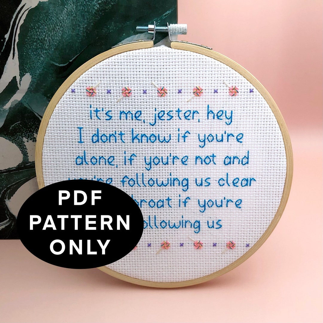 Critical Role Inspired Jester's Message Cross Stitch Pattern - Etsy